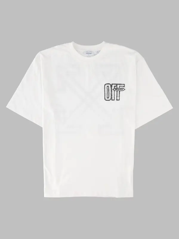Off-White 100% Cotton T-shirt - White