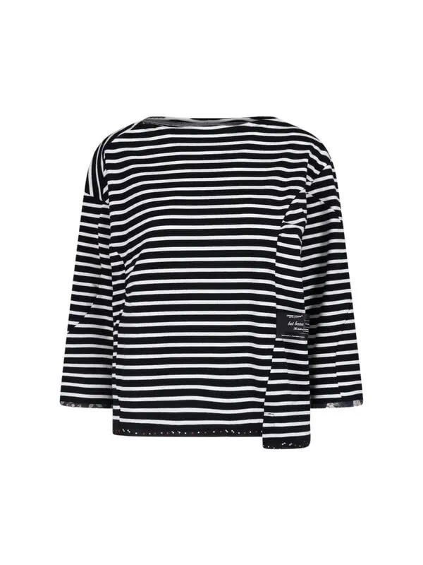 Undercover Striped Long Sleeve Top