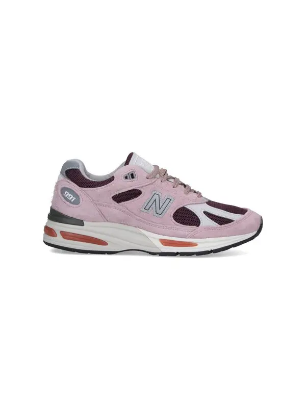 NEW BALANCE Suede & Mesh Sneaker - Pink