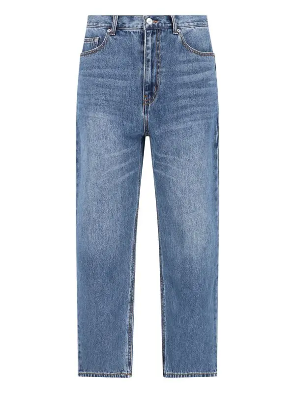 DUNST High-waisted Straight-leg Jeans