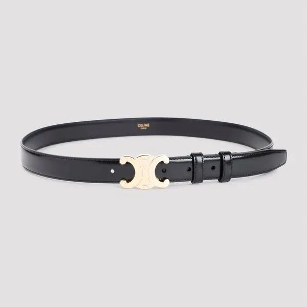 Celine Triomphe Leather Belt