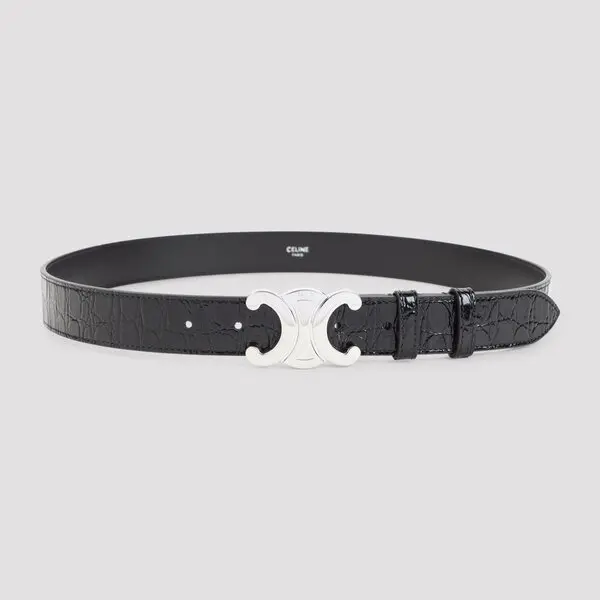 Celine Calf Leather Belt - Black