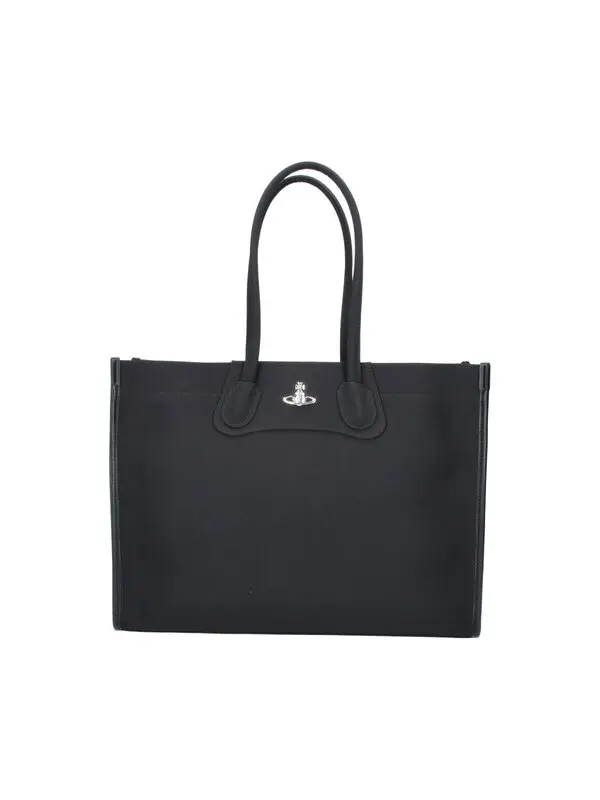 VIVIENNE WESTWOOD Large Tote Bag With Top Handles