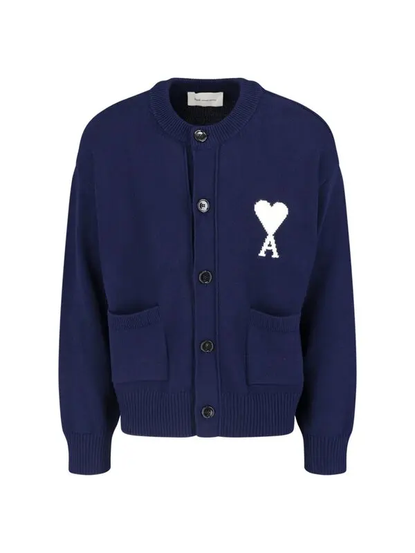 AMI Paris Cozy Wool-cotton Blend Sweater