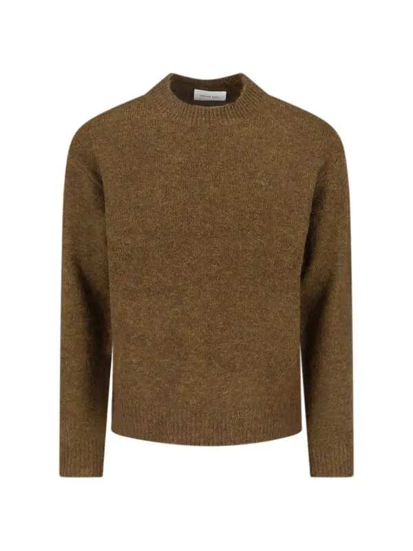 BERNER KUHL Alpaca Wool Blend Crewneck Sweater - Green