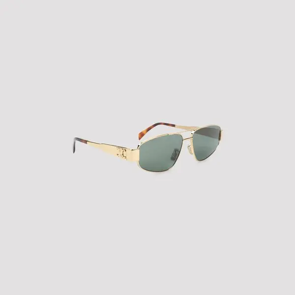 Celine Aviator Sunglasses With Finish - Metallic