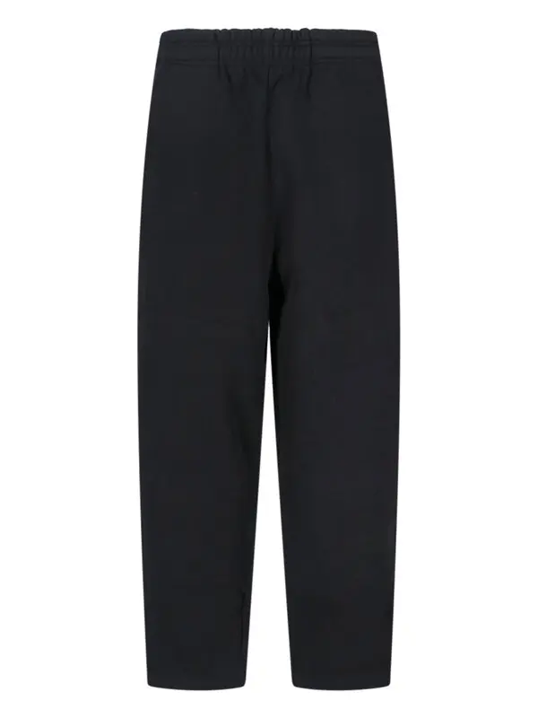 ENTIRE STUDIOS Elastic Waist Straight-leg Pants - Black