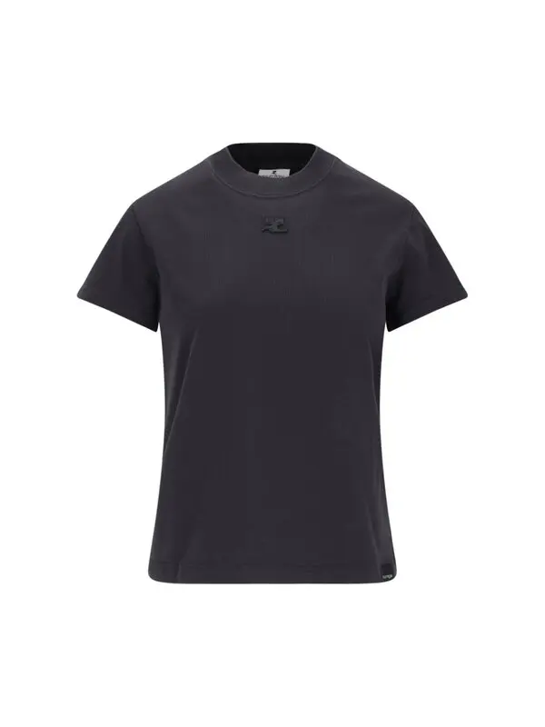 COURREGES 100% Cotton T-shirt