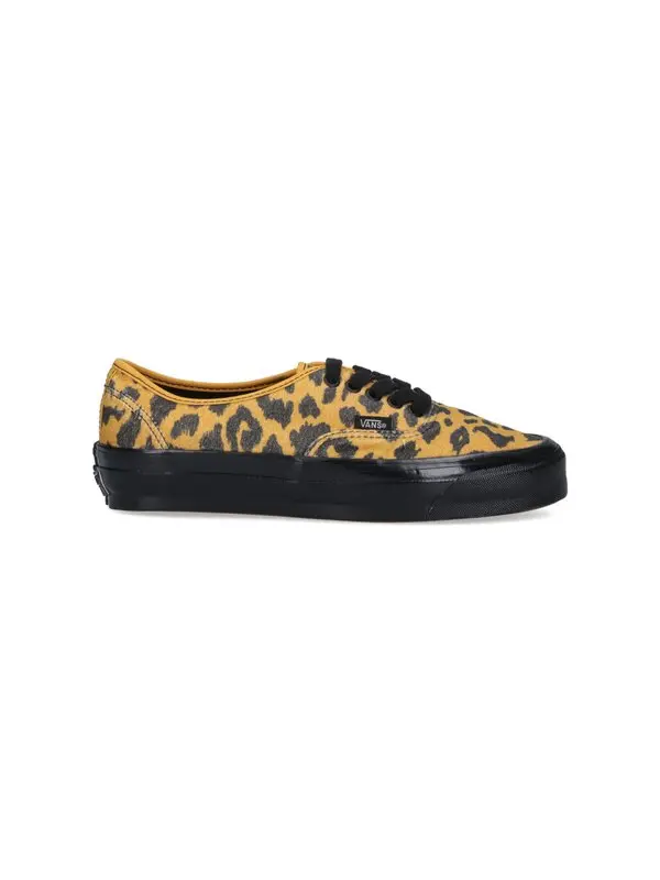 VANS Leopard Print Platform Low-top Sneakers - Multicolour