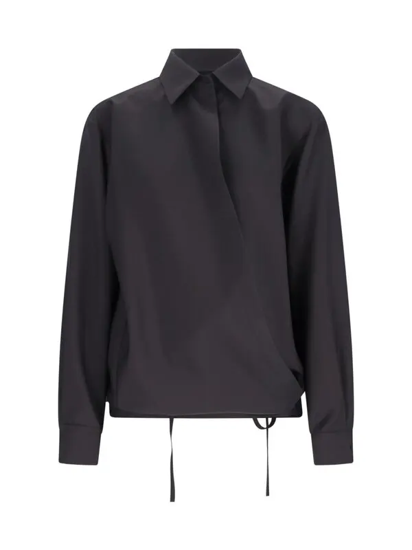 Valentino Garavani Asymmetric Wrap-front Shirt