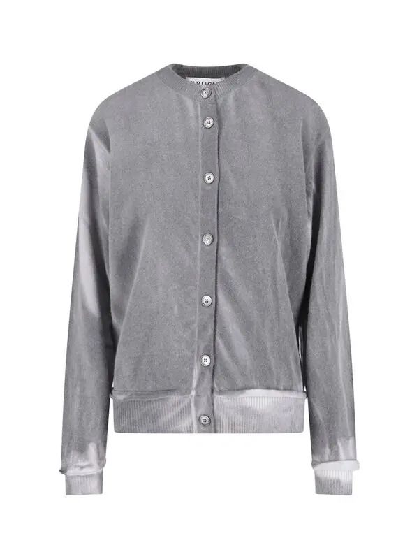 Our Legacy Button Front Wool Cardigan - Grey