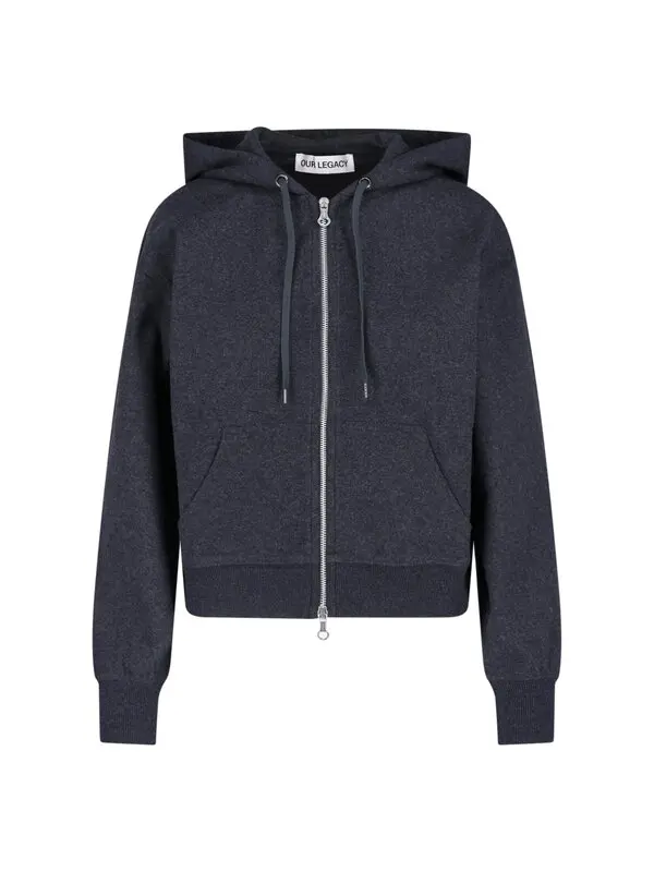 Our Legacy Cropped Zip-up Hoodie