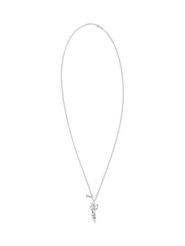 VIVIENNE WESTWOOD Brass Pendant Necklace - Silver