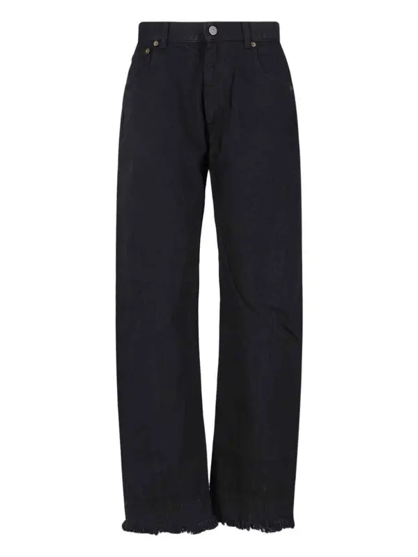 Phoebe Philo 100% Cotton Jeans - Nero