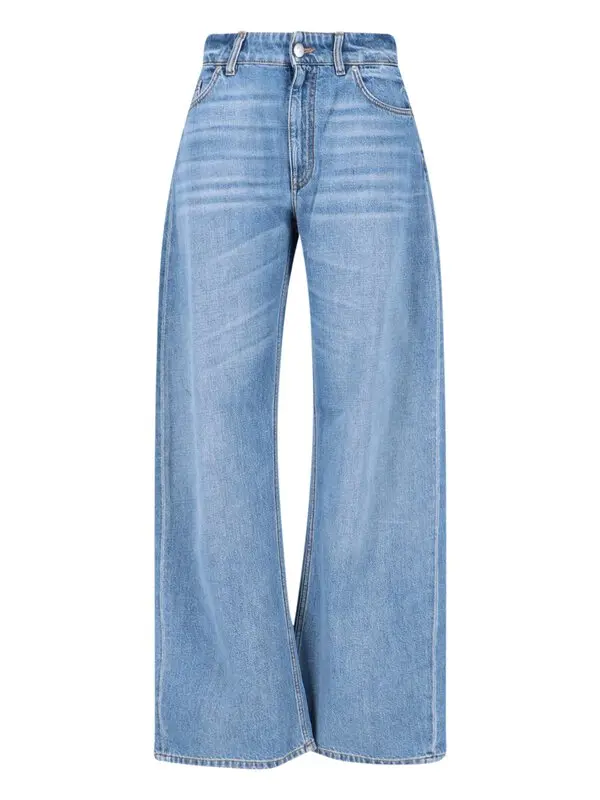 Stella McCartney Wide Leg Denim Jeans