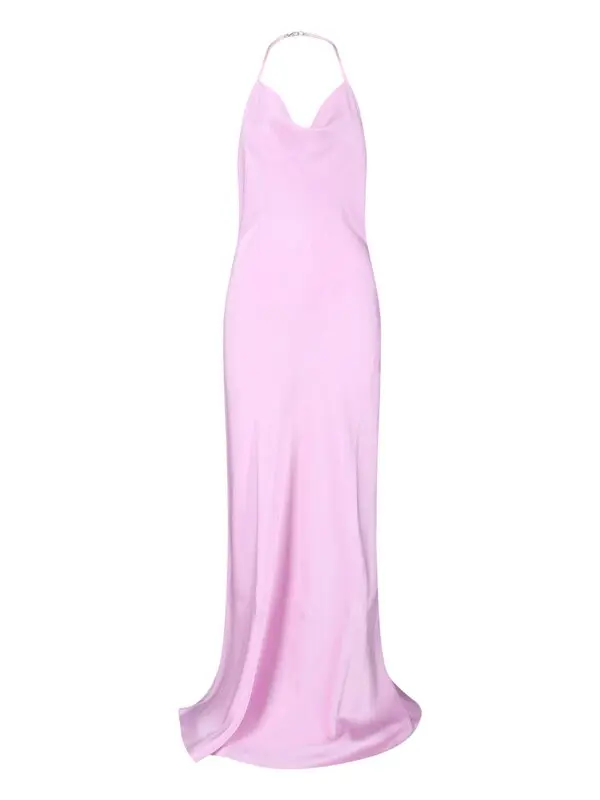 Stella McCartney Satin-blend Slip Maxi Dress - Violet
