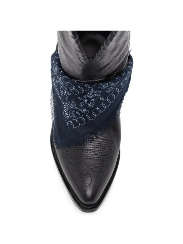 GOLDEN GOOSE Wish Star Leather Boots