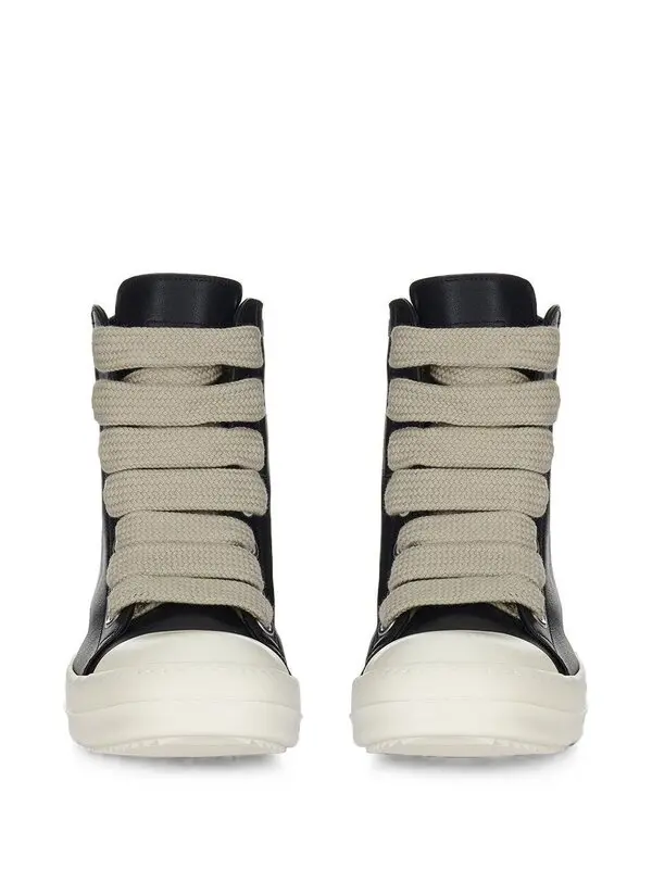 Rick Owens Jumbolace Leather Sneakers