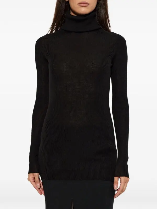 Rick Owens Wool Turtle-neck Sweater