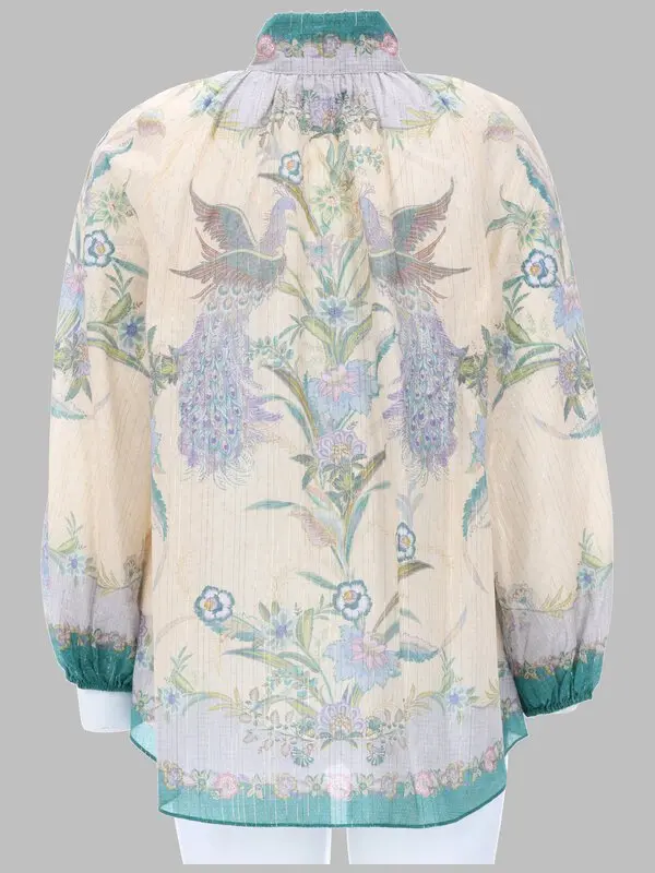 Zimmermann Indra" Ruffled Blouse - Multicolour
