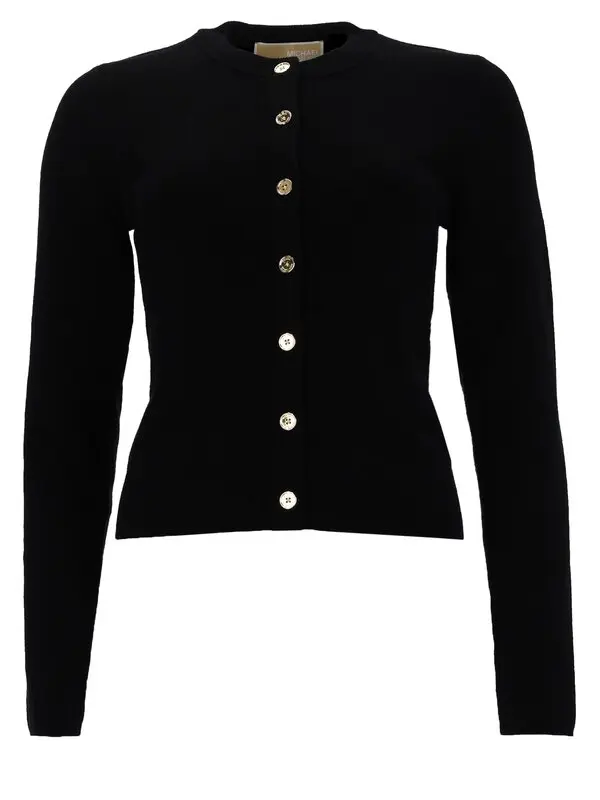 Michael Kors Cardigan In Misto Lana