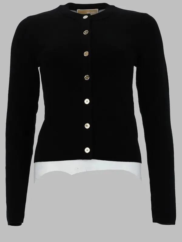 Michael Kors Cardigan In Misto Lana