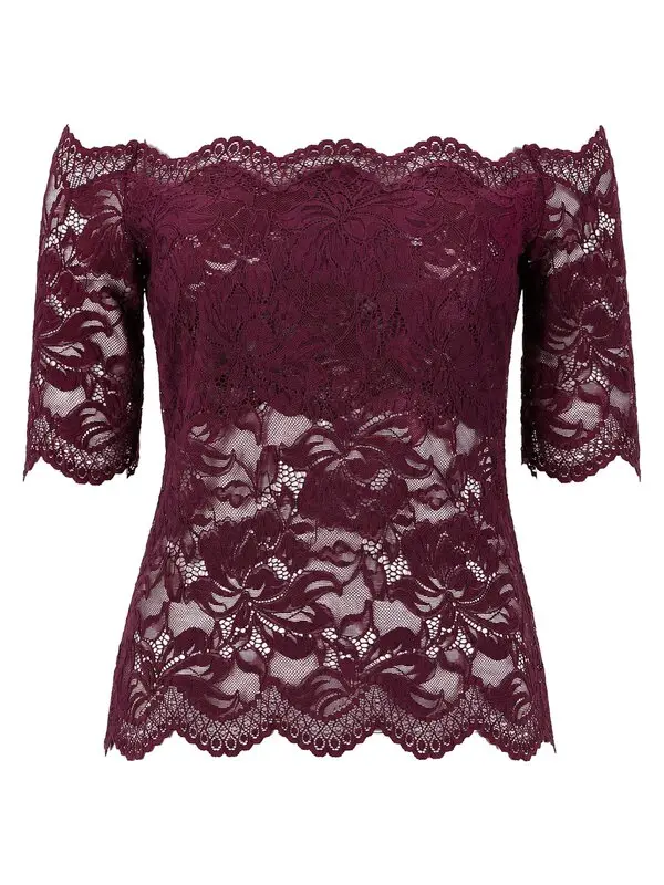 Rabanne Top Con Spalle Scoperte