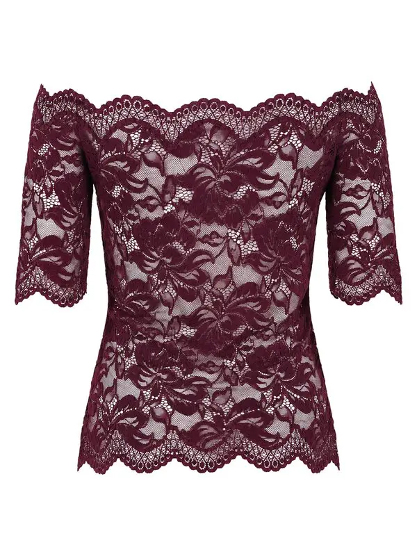 Rabanne Top Con Spalle Scoperte