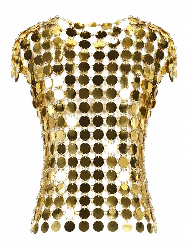 Rabanne The Sparkle Disc Top