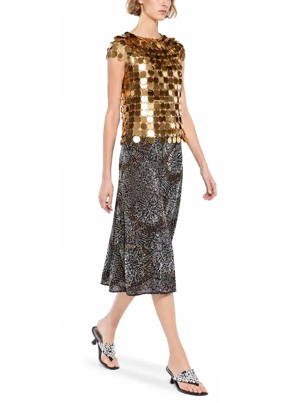 Rabanne The Sparkle Disc Top