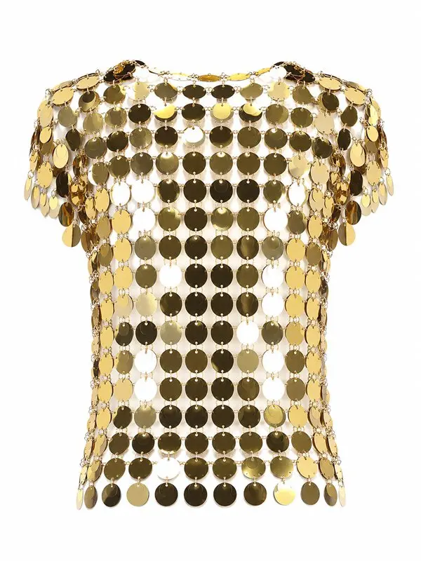 Rabanne The Sparkle Disc Top