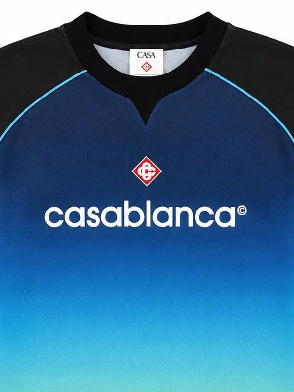 Casablanca Football T-shirt With Logo