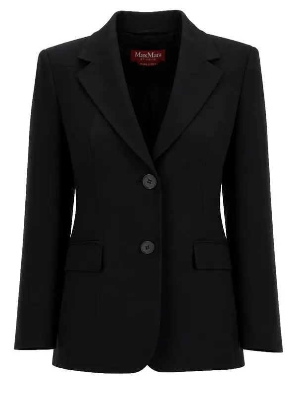 Max Mara Blazer Monopetto In Cady
