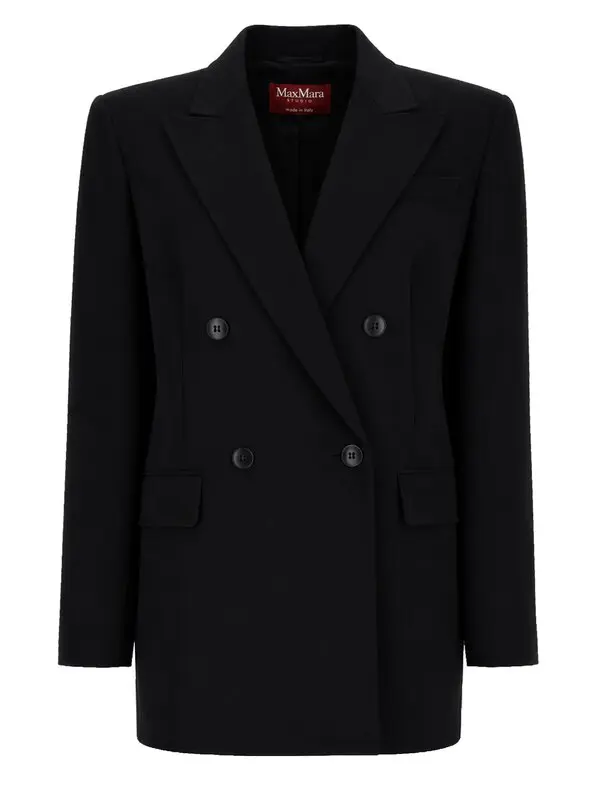 Max Mara Giacca Doppiopetto In Cady