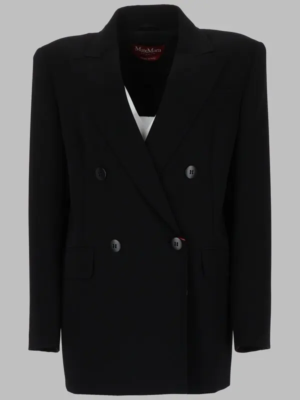 Max Mara Giacca Doppiopetto In Cady