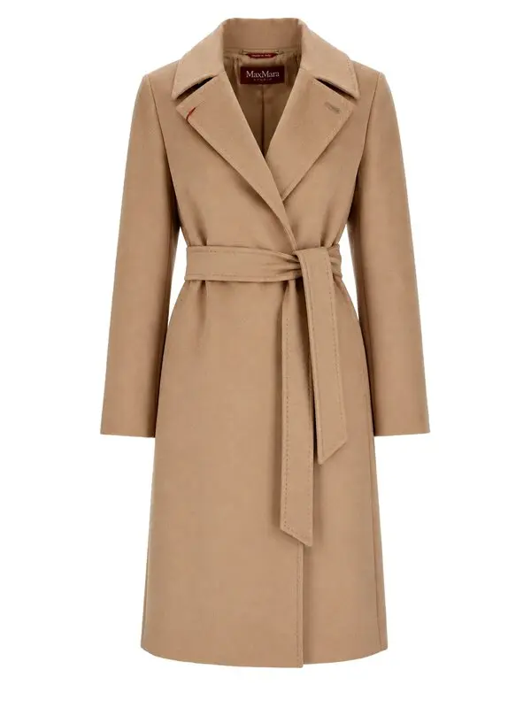 Max Mara Wool Robe Coat - Beige