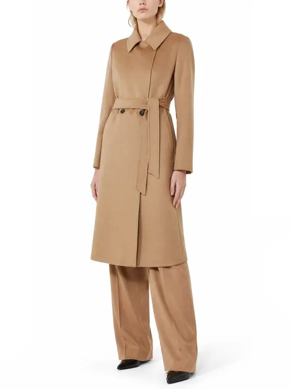 Max Mara Wool Robe Coat - Beige