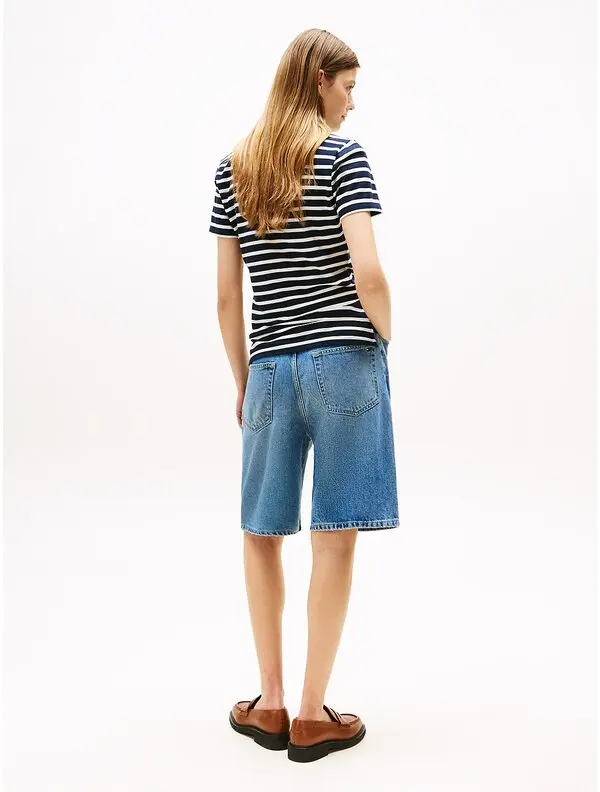 Tommy Hilfiger Slim Fit Stripe Stretch-cotton Polo