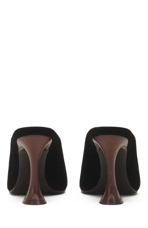 LANVIN Midnight Step Mule In Suede