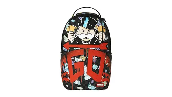 SPRAYGROUND Monopoly Time To Go Backpack - Multicolor