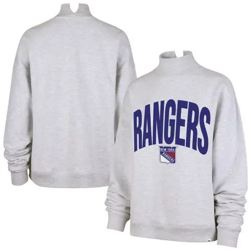 '47 New York Rangers Subtle Muse Sweatshirt - Heather Gray