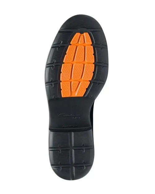 Santoni Leather Easy Ankle Boot