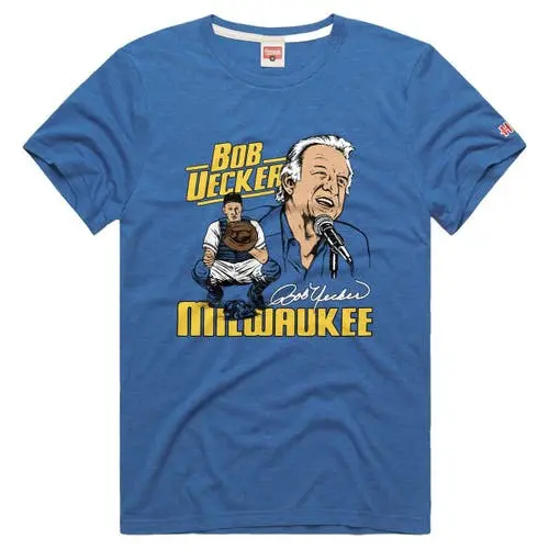 HOMAGE Milwaukee Brewers Tri-blend Hyperlocal T-shirt - Royal
