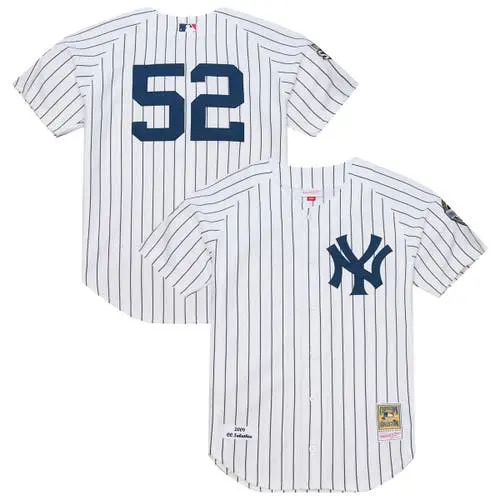 Mitchell & Ness Cc Sabathia New York Yankees 2009 Cooperstown Collection Authentic Jersey - White