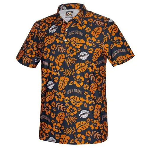 Reyn Spooner San Diego Padres Cooperstown Pua Performance Polo - Navy