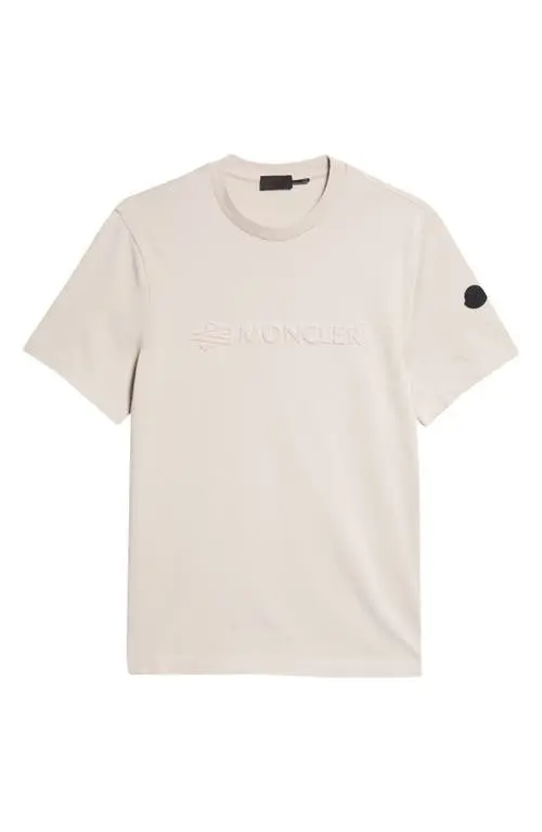Moncler Logo Cotton T-shirt - Sponge