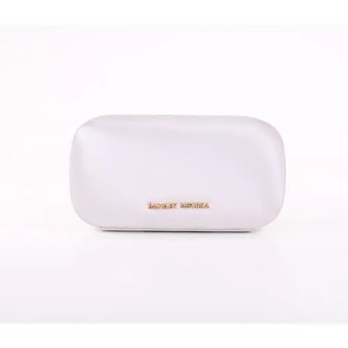 Badgley Mischka Celestine Satin Minaudiere With Crystal Necklace Handslip