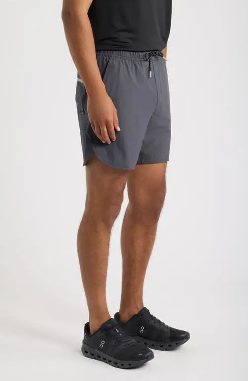 LEGENDS Luka 7-inch Lined Performance Shorts - Charcoal Gray