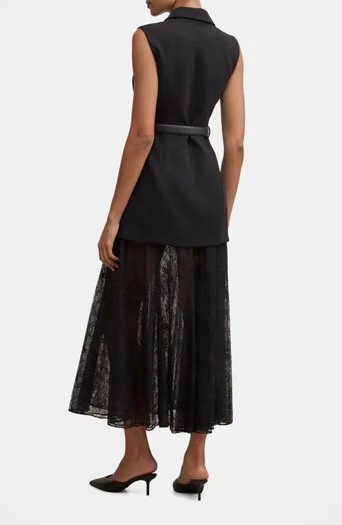 EVER NEW Shanae Belted Lace Maxi Dress