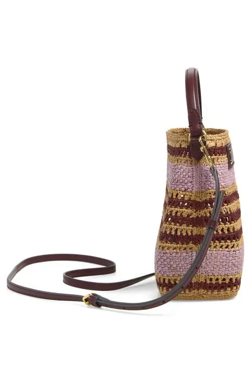 ANYA HINDMARCH Striped Raffia Crossbody Bag